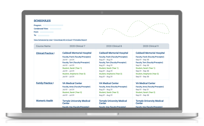 MedHub: Proven UME/Undergraduate Medical Education software